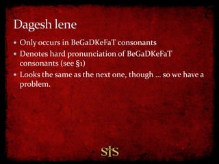 Section 5: Signs of Articulation