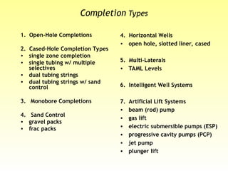 Section 5 - Well Completion for drilling .ppt | Geology | Science