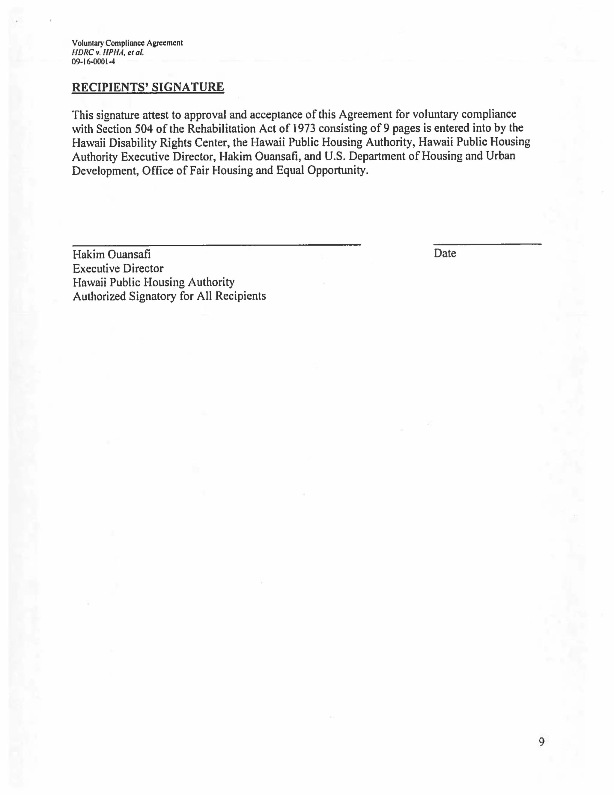 Section 504 HUD letter | PDF