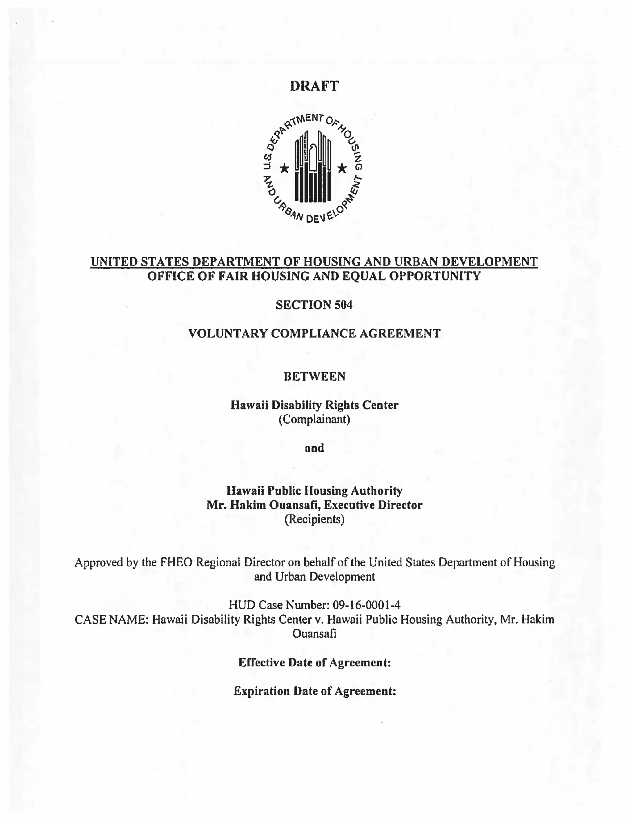 Section 504 HUD letter | PDF