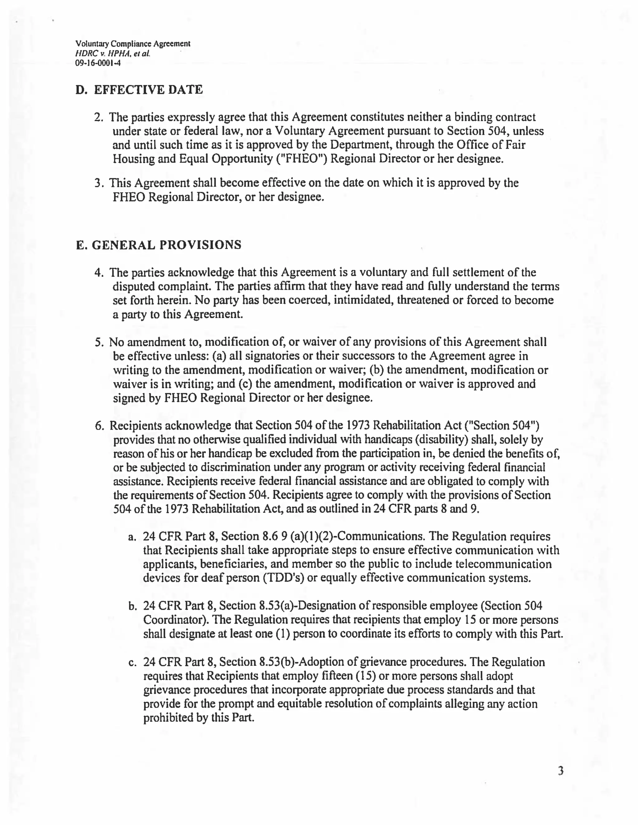 Section 504 HUD letter | PDF
