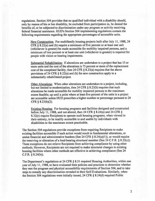 Section 504 HUD letter | PDF