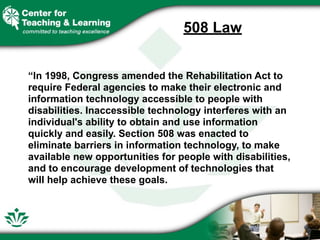 Section 508 (Test) | PPT