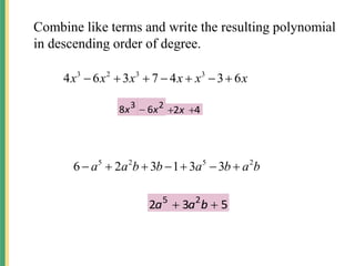 Section 52.ppt maths subject chapter polinomials | PPT