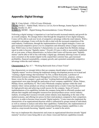 Business Analysis Project - Costco | PDF