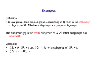 SECTION 5 subgroups.ppthhjji90097654323321 | PPT
