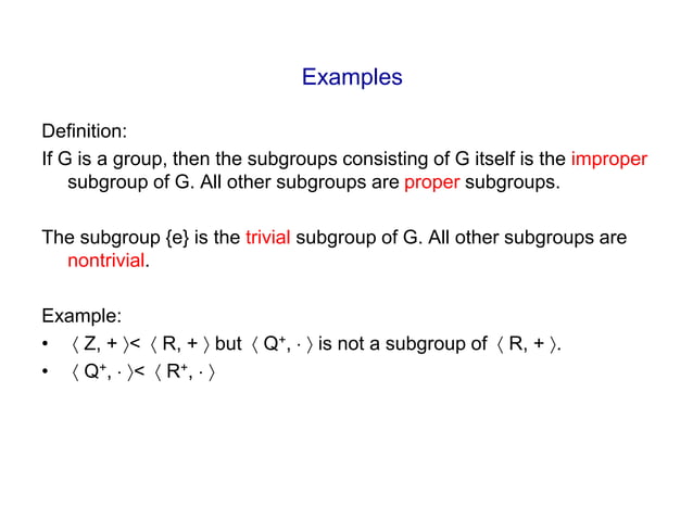 SECTION 5 subgroups.ppthhjji90097654323321 | PPT