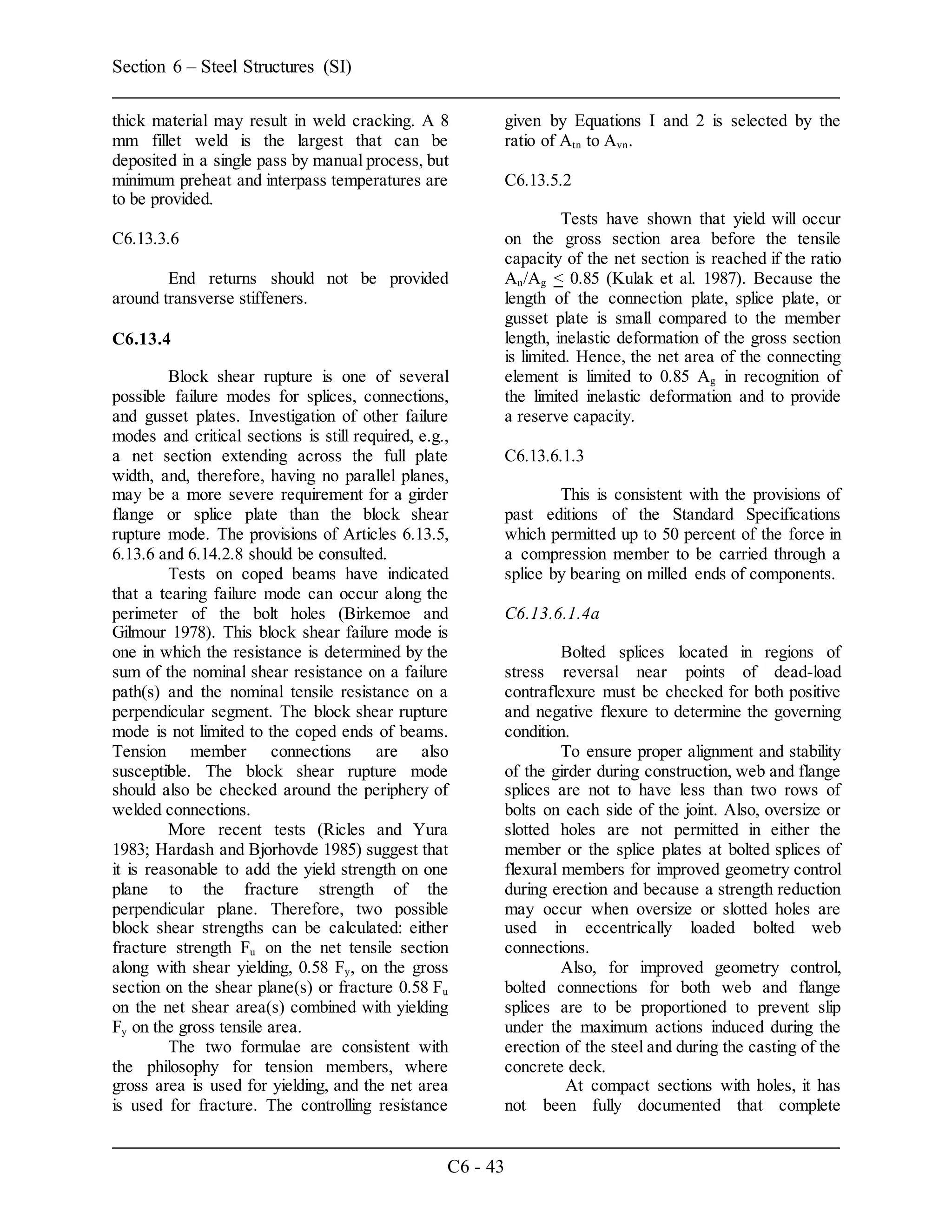 Section 6 .steel nscp commentary | DOC