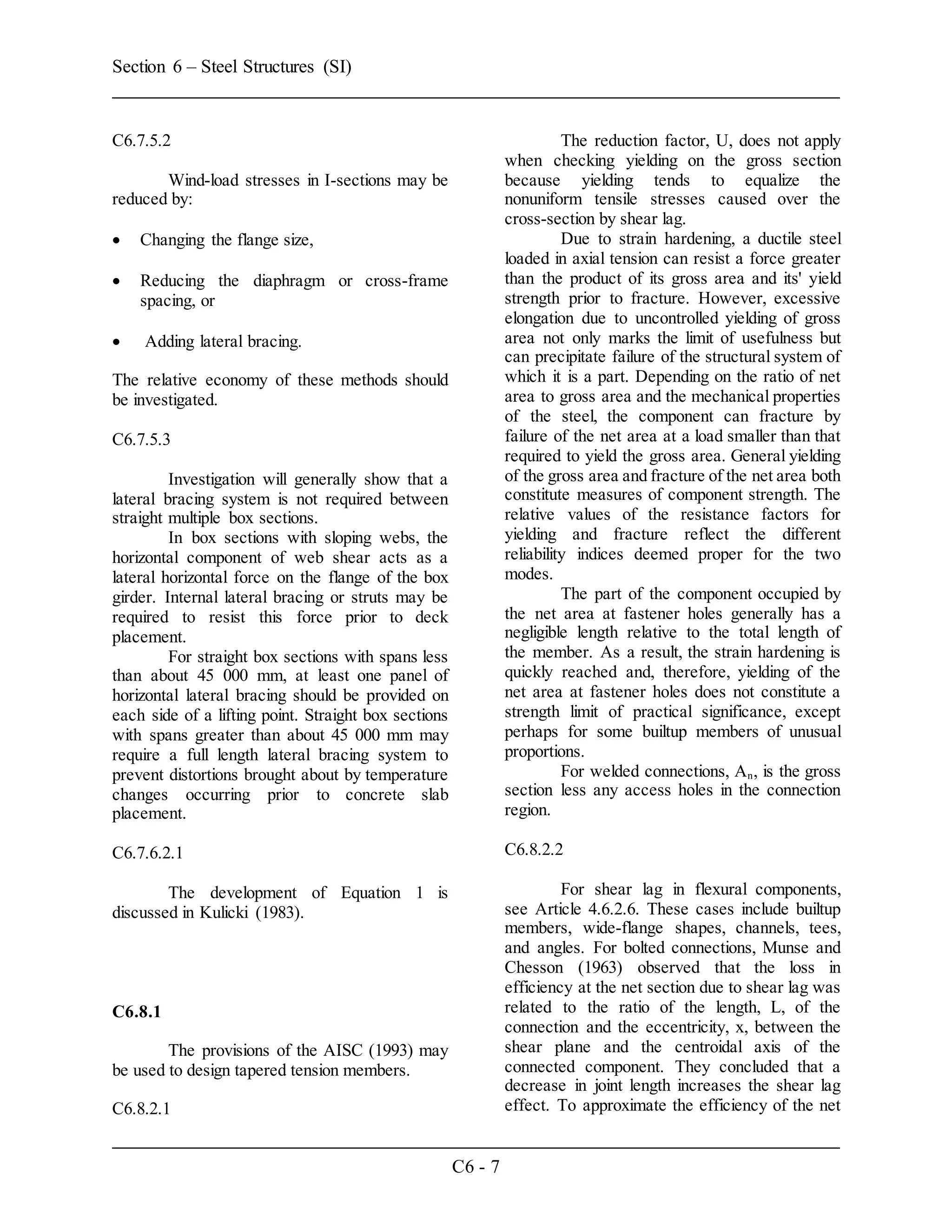 Section 6 .steel nscp commentary | DOC
