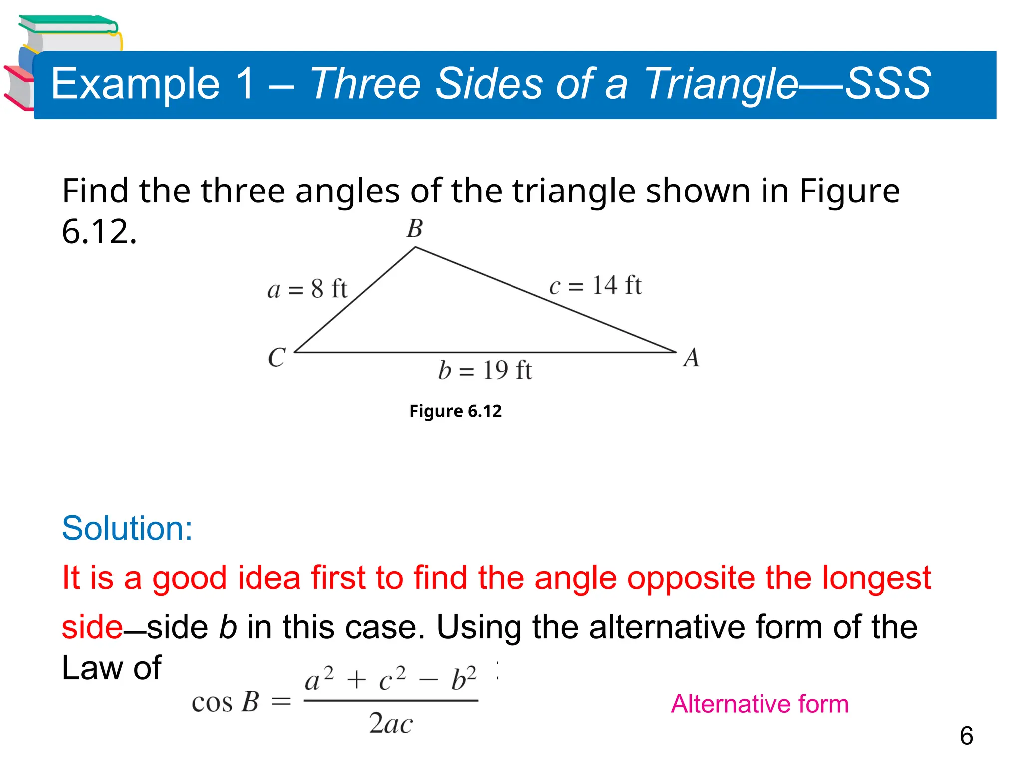 Power point presentation about the law of cosine | PPT