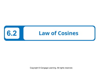 Power point presentation about the law of cosine | PPT