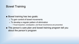 Section 6 assisting with bowel elimination-1 | PPT