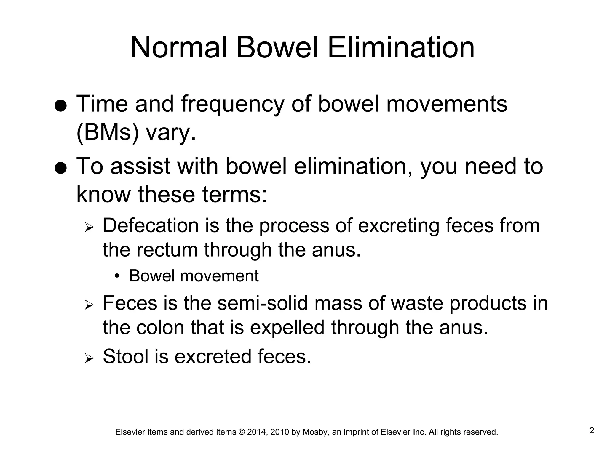 Section 6 assisting with bowel elimination | PPTX