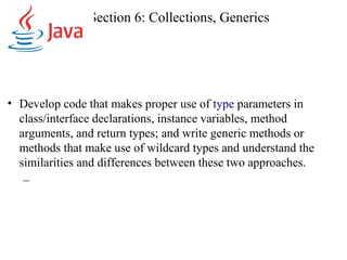 Section 6 collections generics | PDF