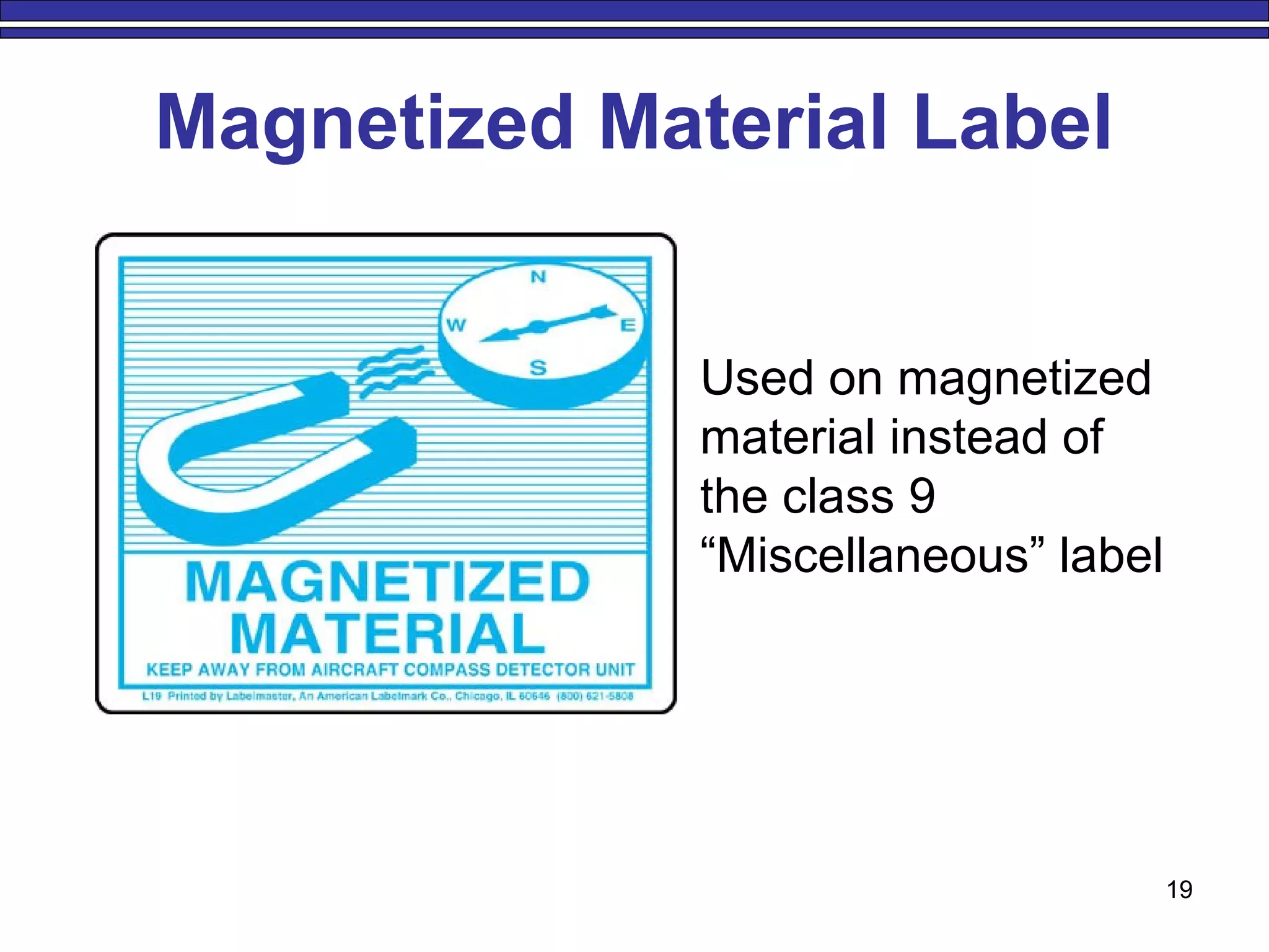 Section 6 IATA Marks and Labeling | PPT