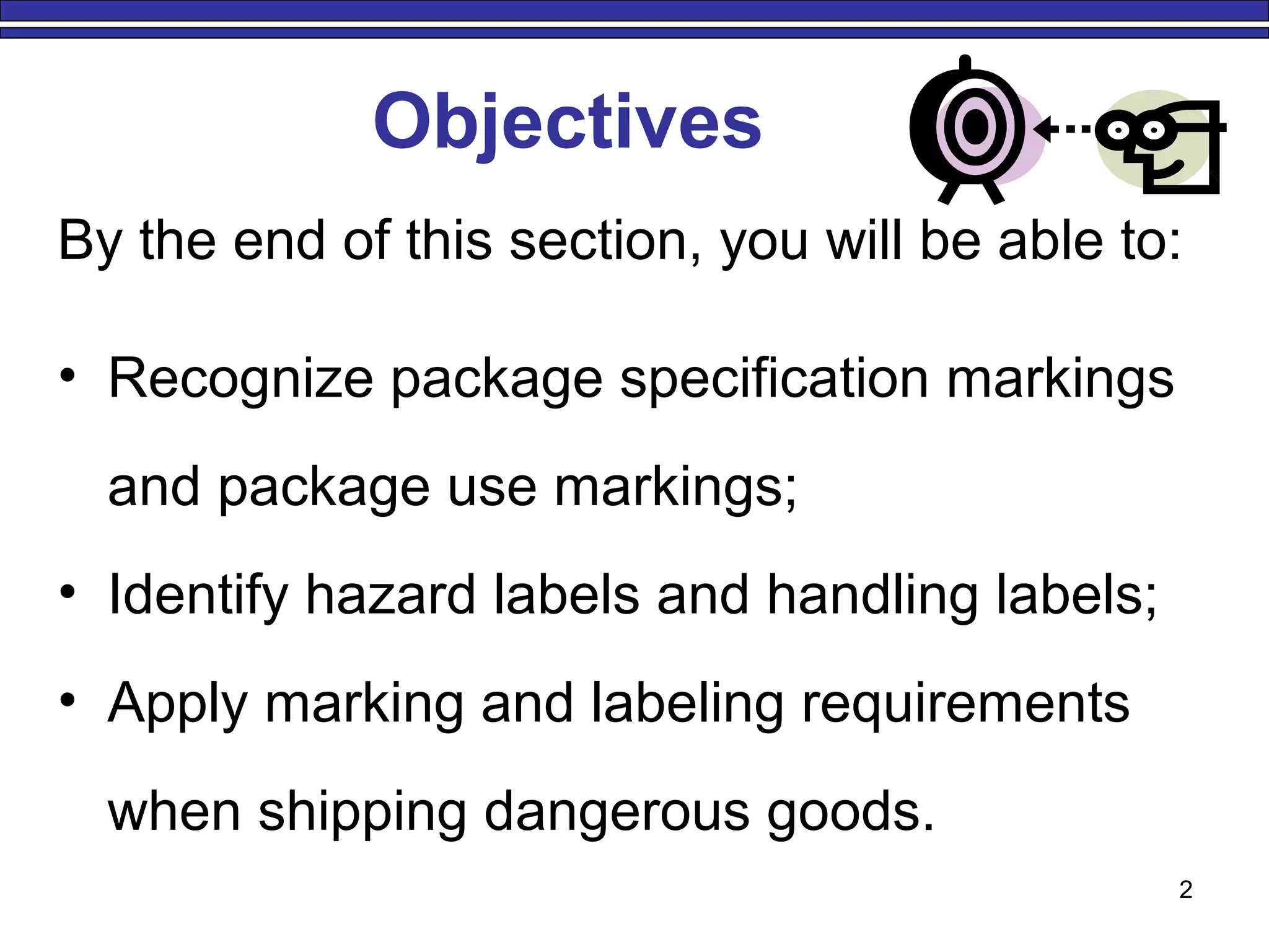 Section 6 IATA Marks and Labeling | PPT