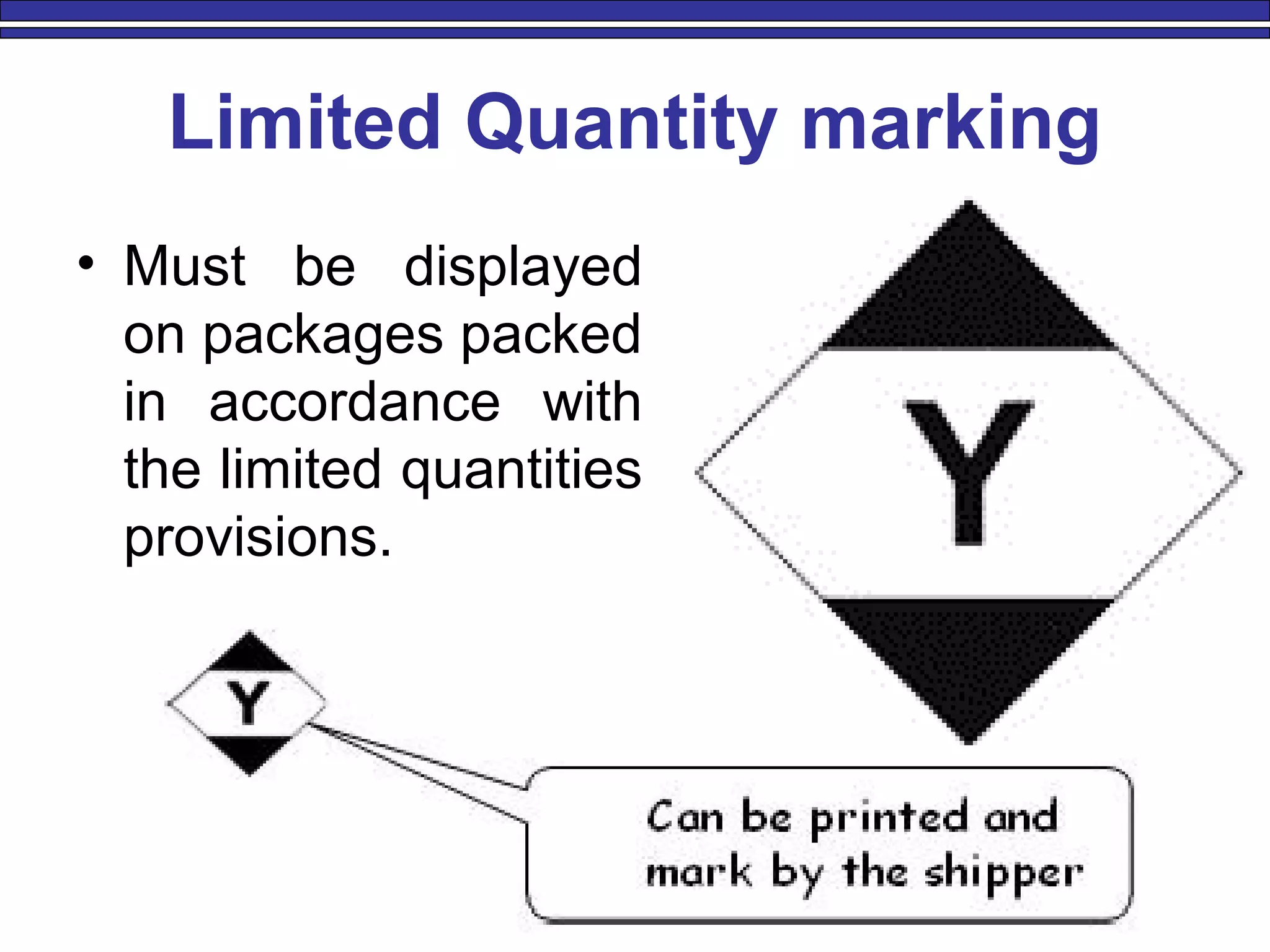 Section 6 IATA Marks and Labeling | PPT