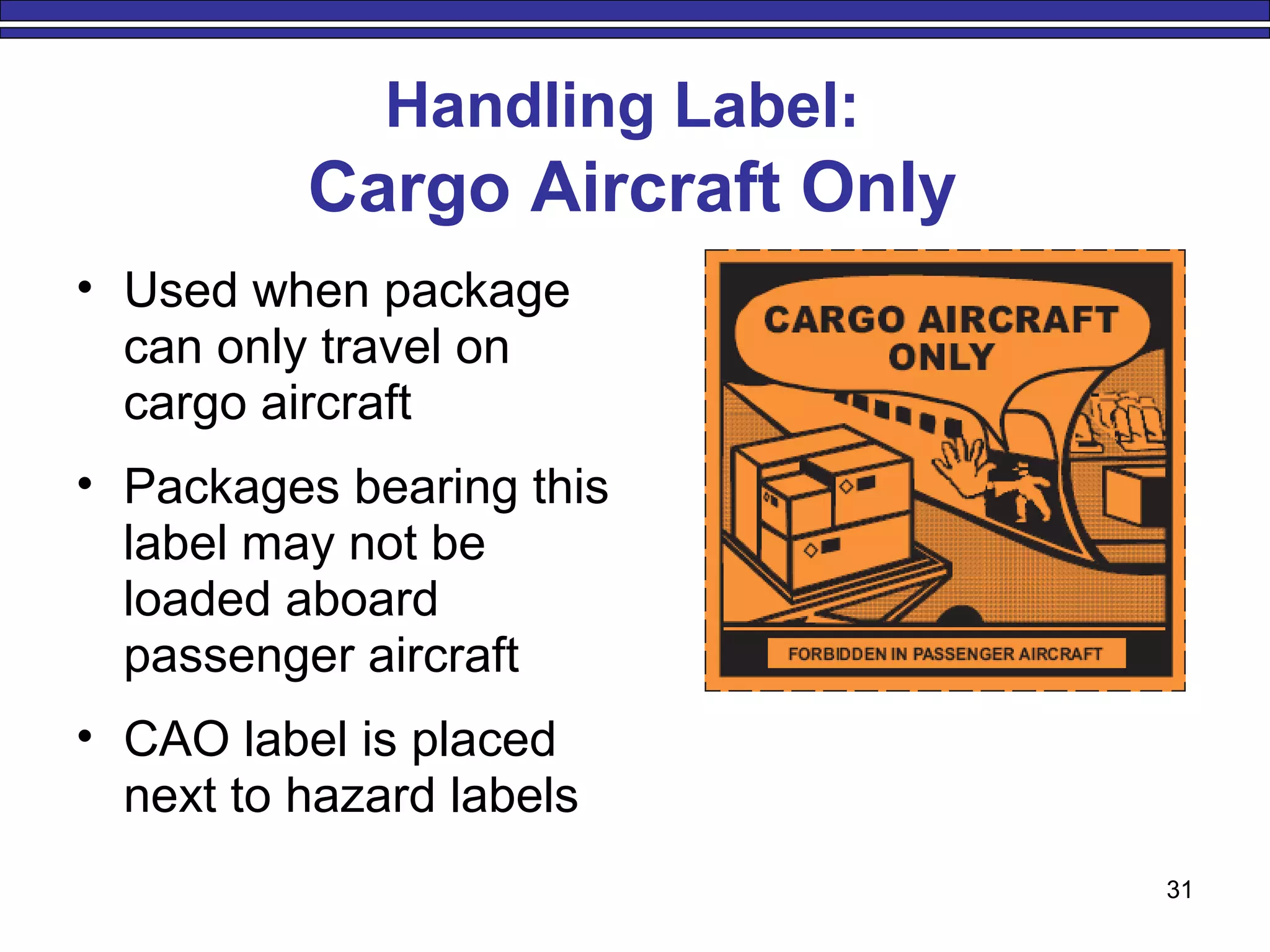 Section 6 IATA Marks and Labeling | PPT