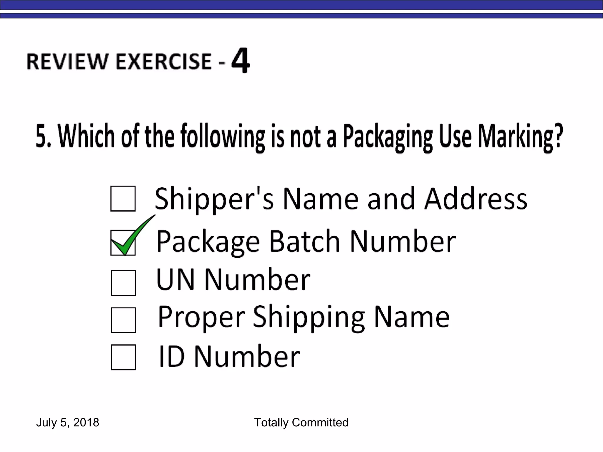 Section 6 IATA Marks and Labeling | PPT