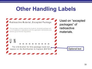 Section 6 IATA Marks and Labeling | PPT