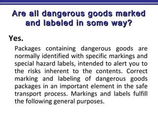 Section 6 IATA Marks and Labeling | PPT