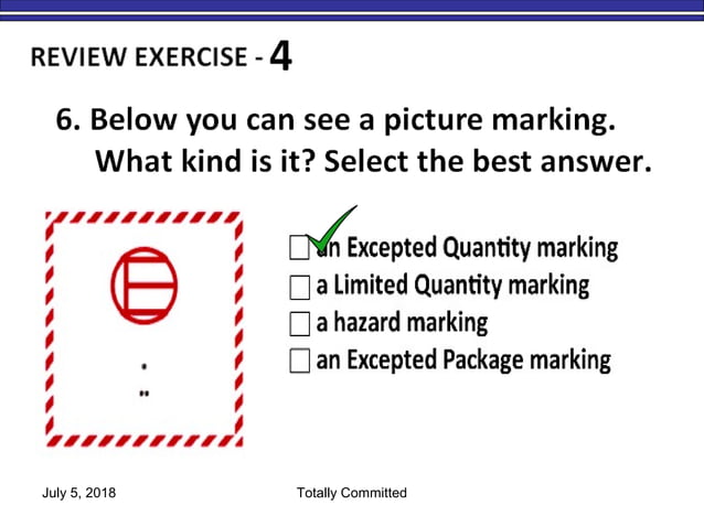 Section 6 IATA Marks and Labeling | PPT | Chemistry | Science