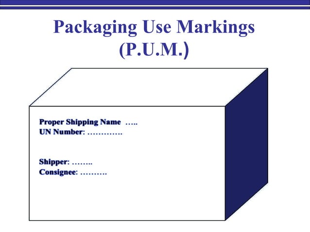 Section 6 IATA Marks and Labeling | PPT | Chemistry | Science