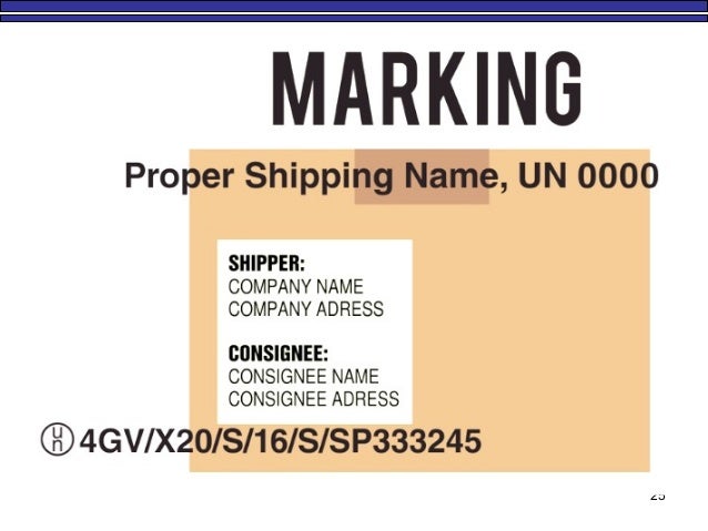 Section 6 IATA Marks and Labeling
