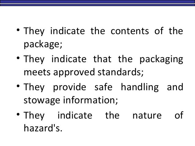 Section 6 IATA Marks and Labeling