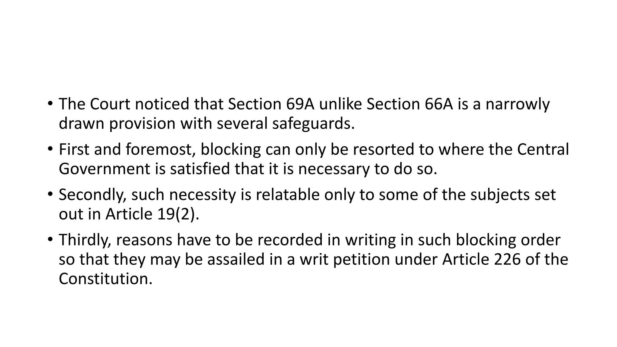 Section 69 Information technology act 2001 | PPTX