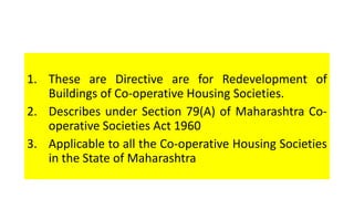 Section 79(A) of Maharashtra Societies act 1860 | PPTX