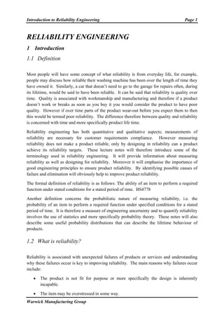 Section 7a reliability_notes | PDF