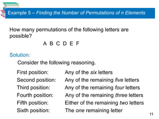 Section 5 - Permutations and Combinations | PPT