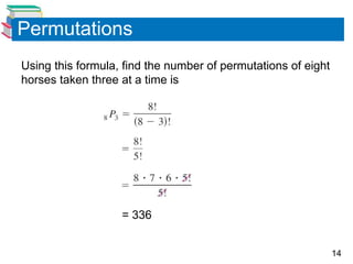 Section 5 - Permutations and Combinations | PPT