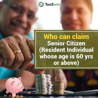 If you are a senior citizen, claim deduction of Rs 50,000 on interest ...