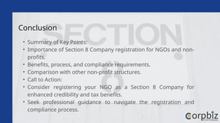 Section 8 Company Registration Key Insights for NGOs and Non-Profits.pptx