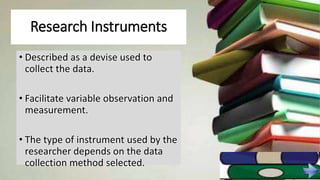 Section 8: Data Gathering and Instrumentation | PPTX