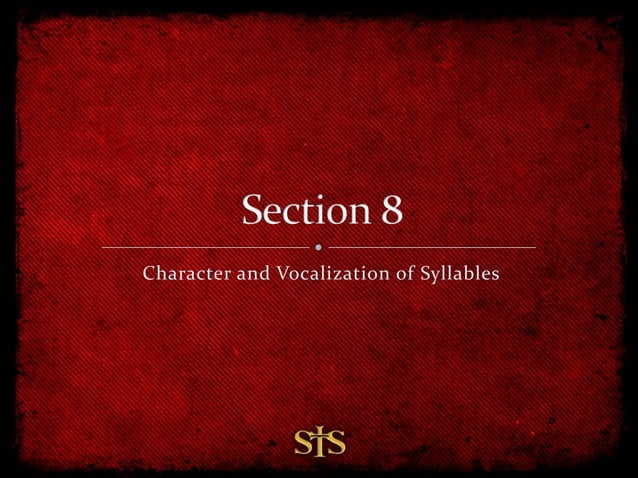 Section 8: Syllables | PDF