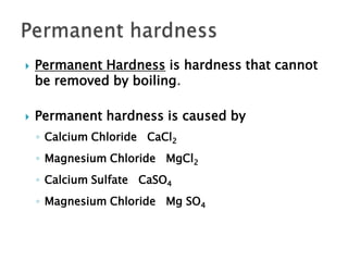 Section 9.2 hardness in water | PPTX