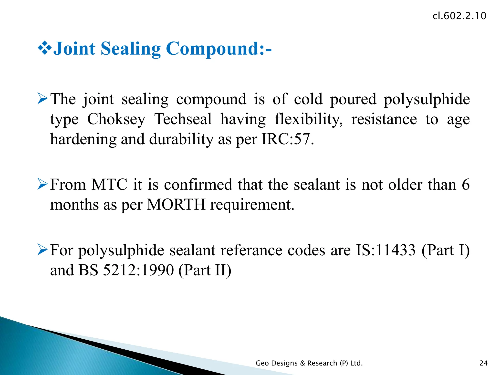 MoRT&H section for quality assurance Section 900.pptx