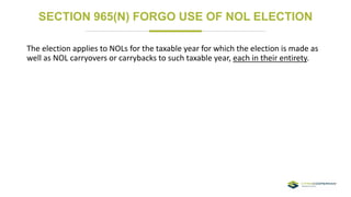 A Highlighted Analysis of Proposed Section 965 Regulations | PPT