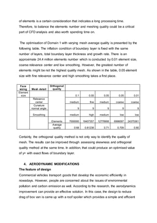 CFD analysis of commercial vehicle | PDF