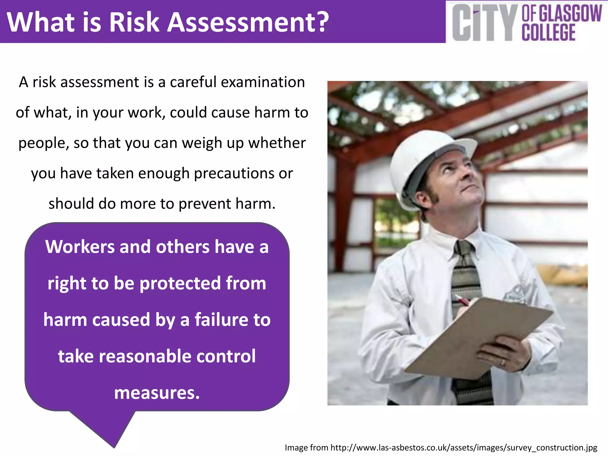 Principles of Risk Assessment for Maintaining and Improving Health and ...