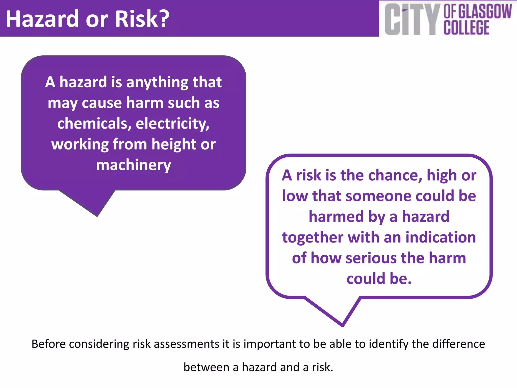 Principles of Risk Assessment for Maintaining and Improving Health and ...