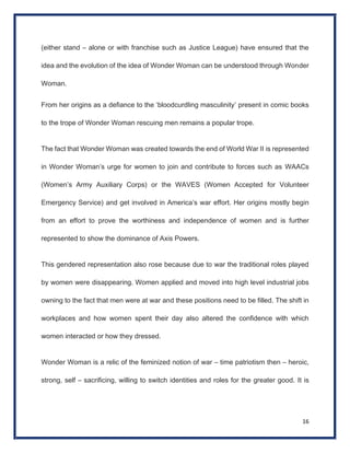 Wonder Woman - A Semiotic Analysis | PDF