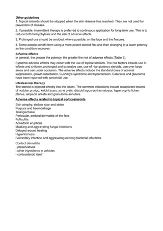 Section a dermatology | PDF