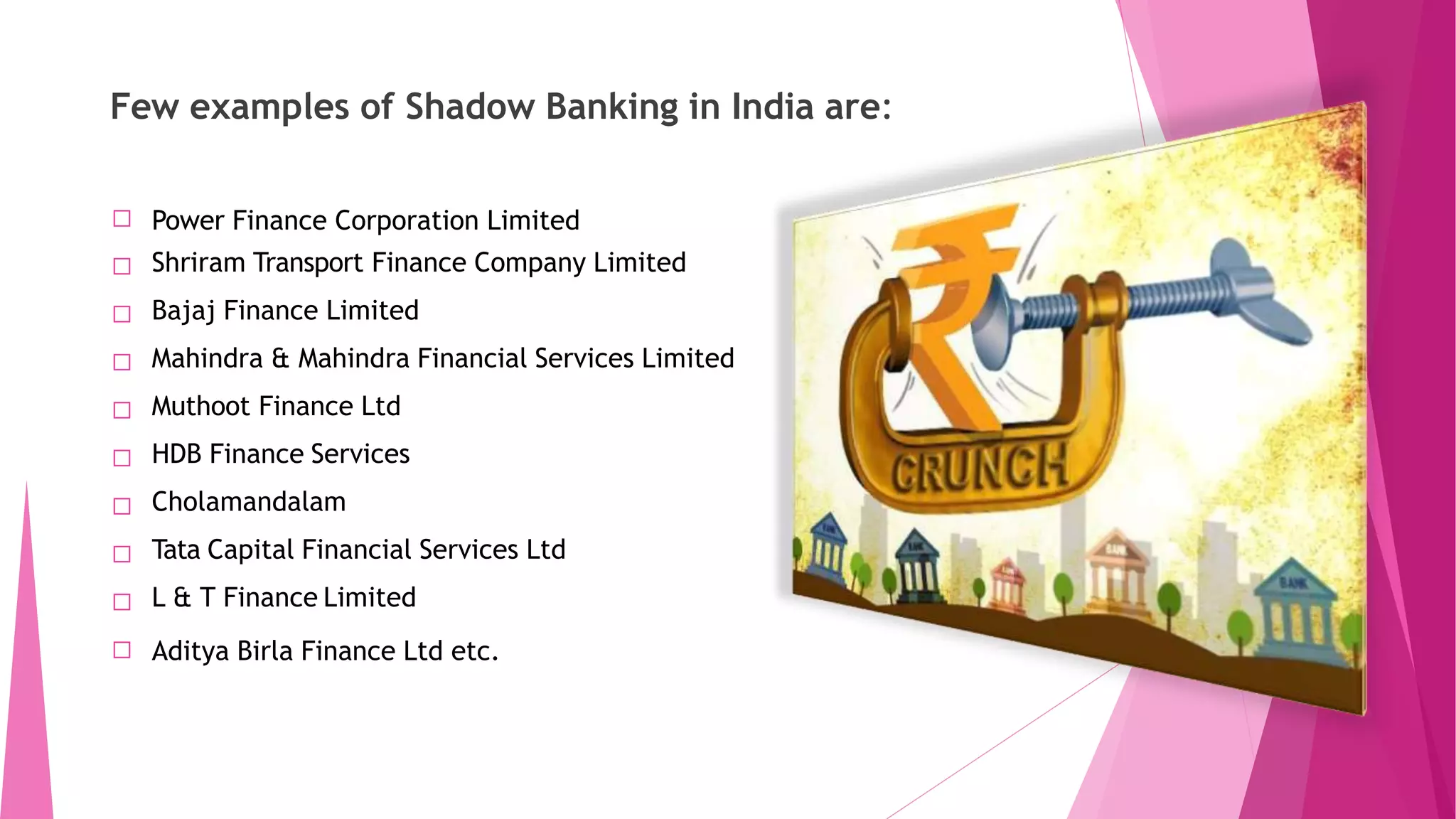 shadow banking | PPTX