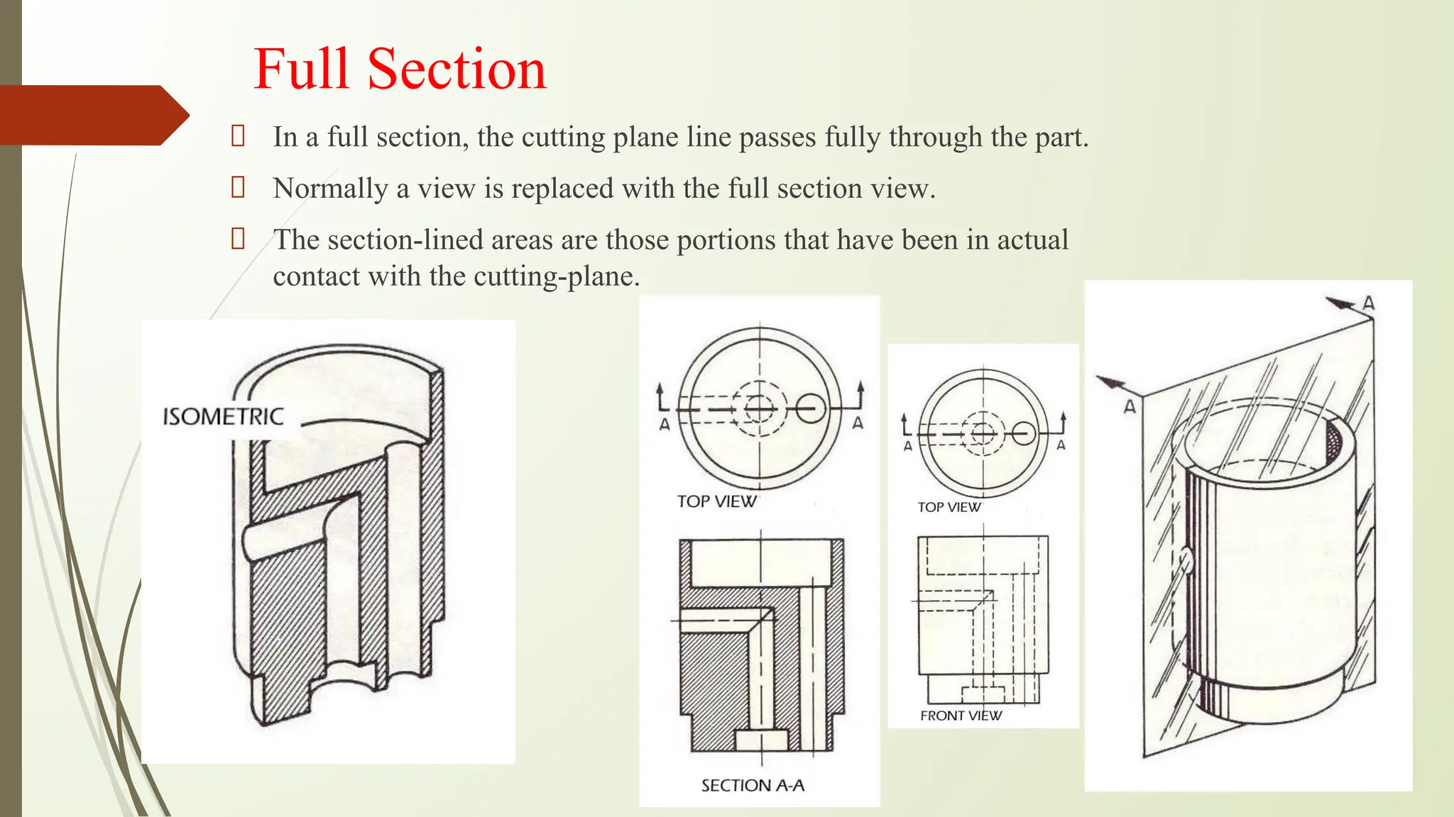 Engineering Drawing-1 Sectional Drawing | PDF