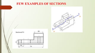 Engineering Drawing-1 Sectional Drawing | PDF