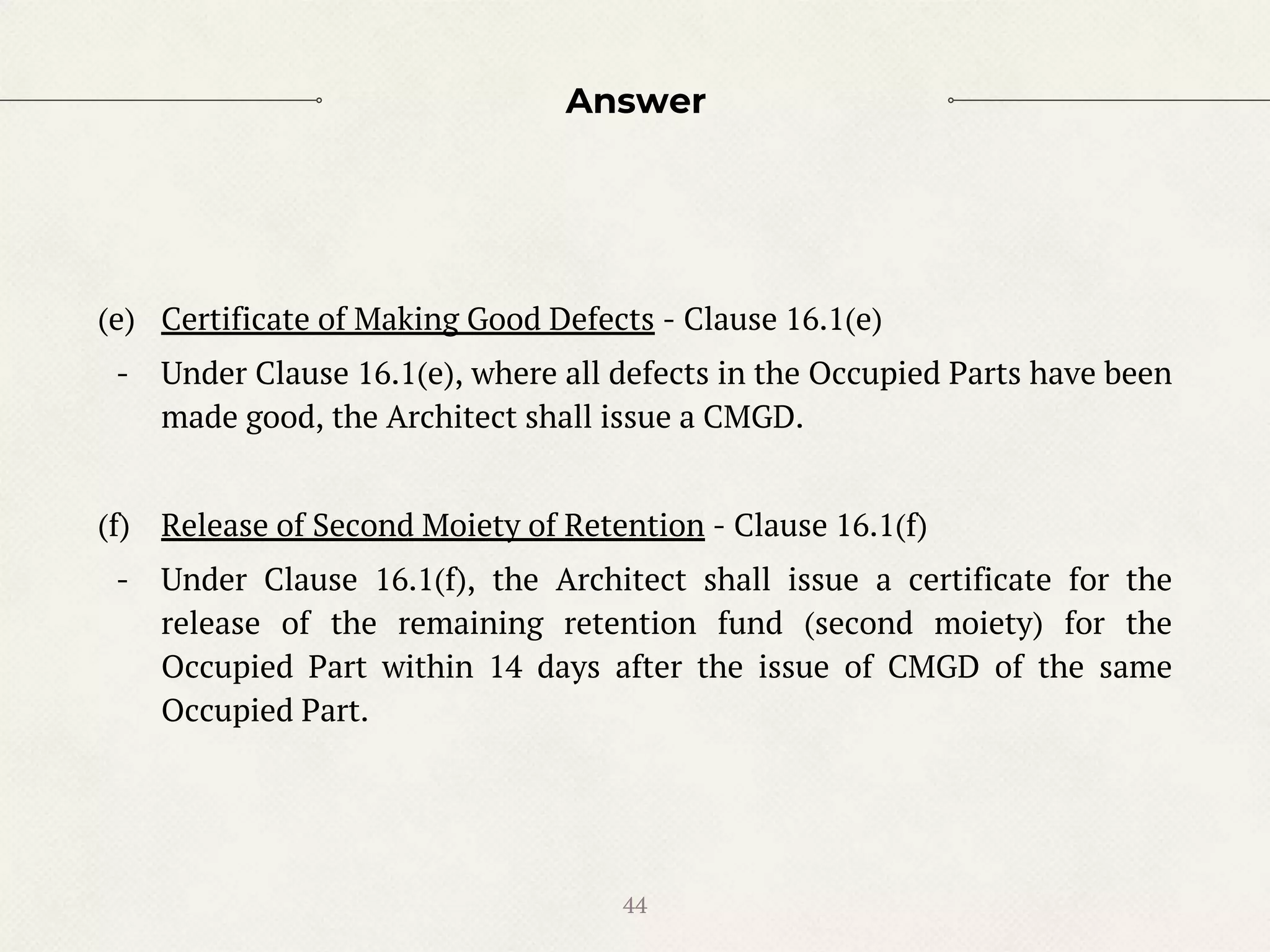 Sectional completion and partial possession by employer PP2 Coursework ...
